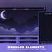 Celestial Purple Animated Stream Overlay Pack/animated Stream Overlay ...