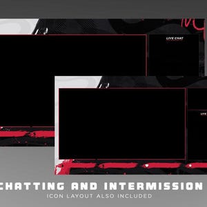 Red Vandalism Animated Stream Package | Twitch Overlay, Alerts, Screens ...