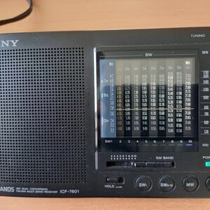 Sony ICF-7601 Receiver in Working Good Cosmetic Condition - Etsy