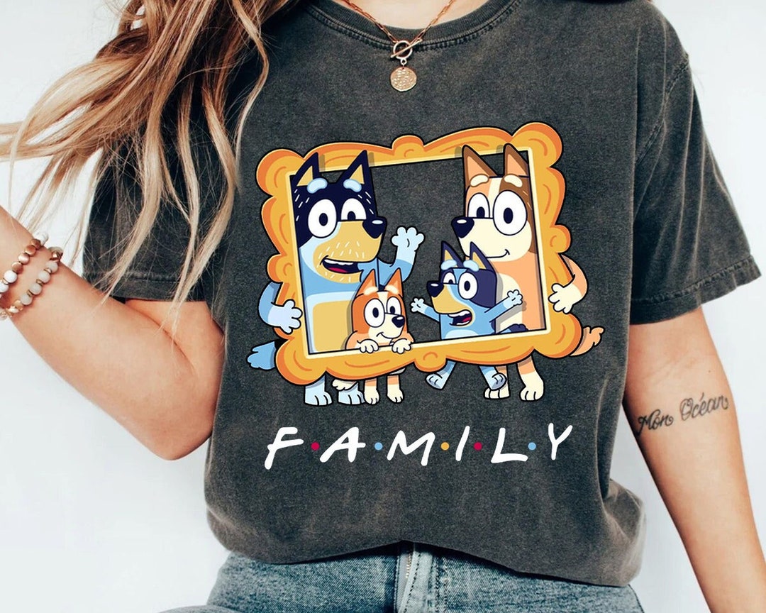Bluey Family Shirt Bluey Family Friends Shirt Bluey Friends - Etsy