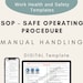 Safe Operating Procedure | SOP | Drop Saw | Induction | Health Safety ...