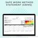 Work Method Statement | SWMS | Health and Safety | Risk Assessment ...