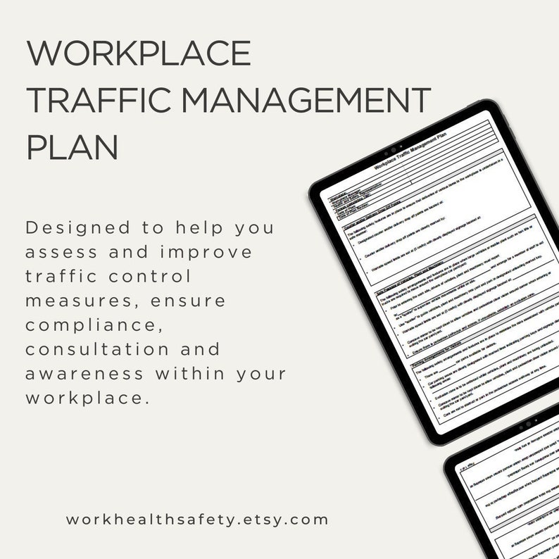 Traffic Management Plan Traffic Control Compliance Plant Equipment ...