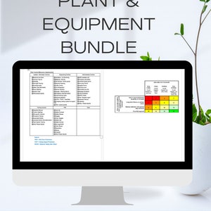 Plant & Equipment Safety Template Bundle: Risk Assessment, MSDS ...