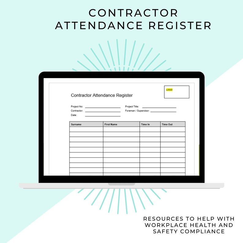 Digital Attendance Register Work Health and Safety Compliance ...