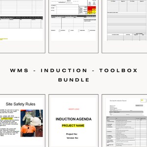 39 Page Health and Safety Management Bundle | Digital | Template | HR ...