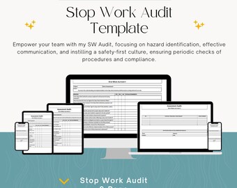 Stop Work Policy Template | Safety | Hazard | Training Record ...