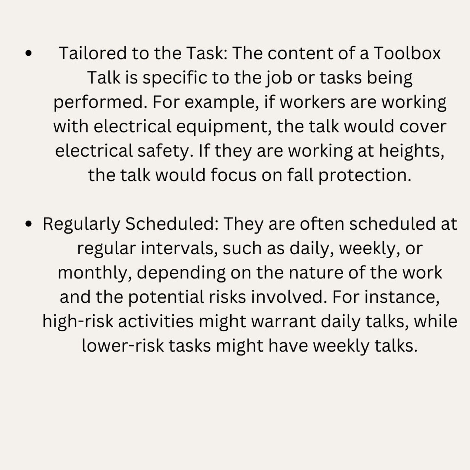 Toolbox Talk Template for Workplace Health and Safety Compliance ...