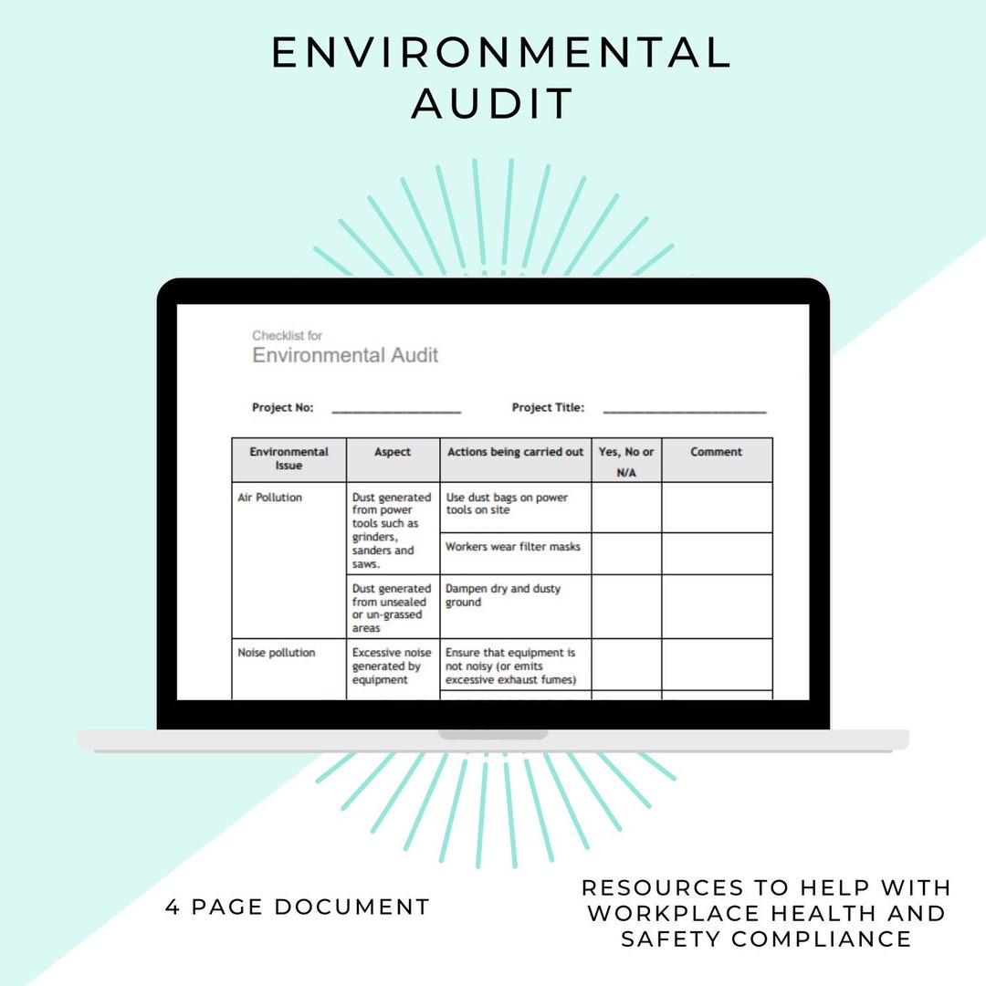Environmental Audit | Construction | Workplace | WHS | Compliance ...