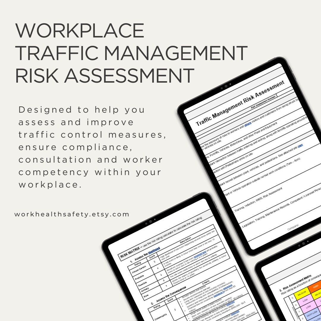 Traffic Control Risk Assessment | Traffic Management Plan | WHS ...