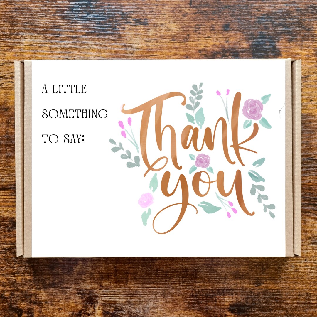 THANK YOU GIFT for Her, Thank You Present, Pamper Gift Box for Her, Hug ...