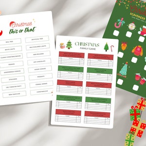 Christmas Bingo| Fun and Festive Christmas Printables| Christmas Games ...