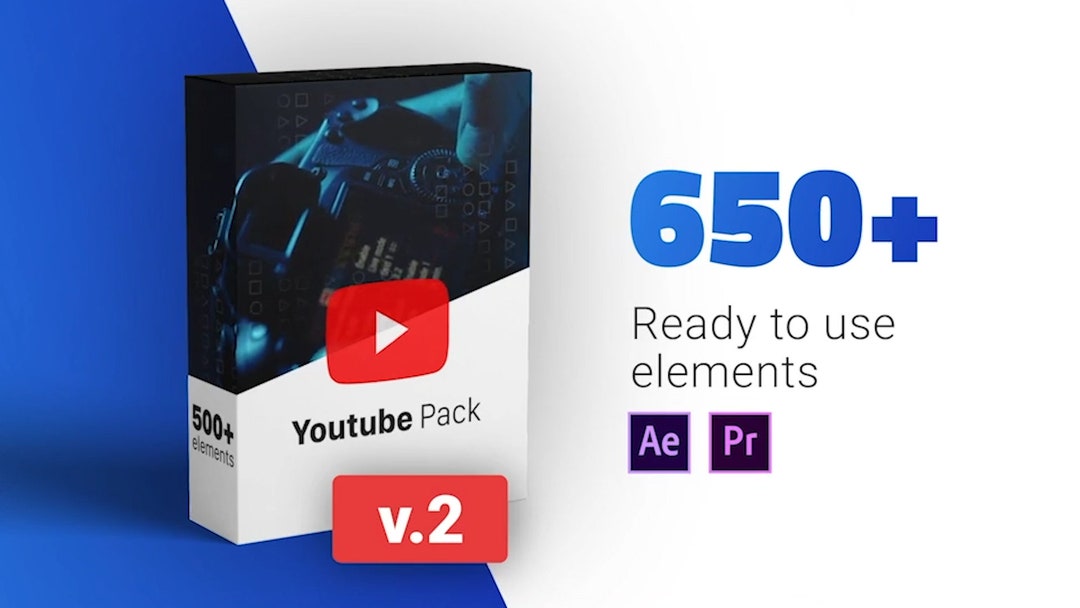Youtube Pack V2 Youtuber Influencer Vıdeo Editor Social Media Kit 650 ...