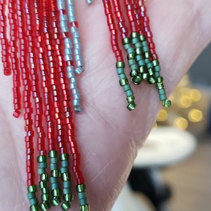 Beaded Salmon Earrings: Sockeye Inspired Fringe Jewelry - Etsy