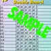 2pack 100WTA Bingo Board Pick Your Pay Bingo Lines 1-15 - Etsy
