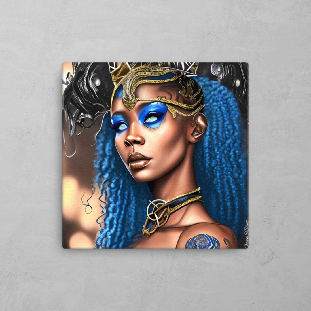 Canvas Beautiful Woman Wall Art - Etsy