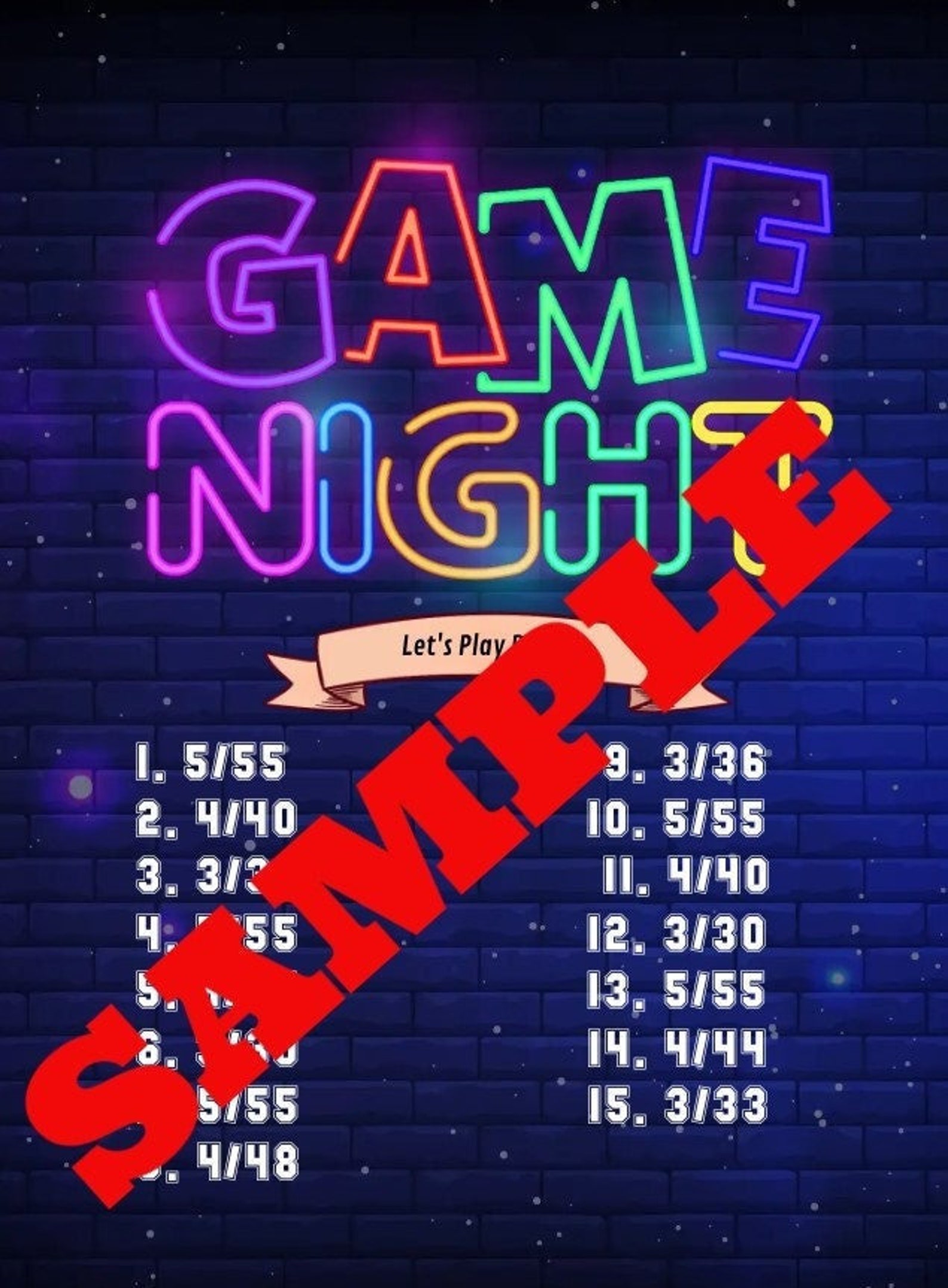 Bingo Boards PYP - Etsy