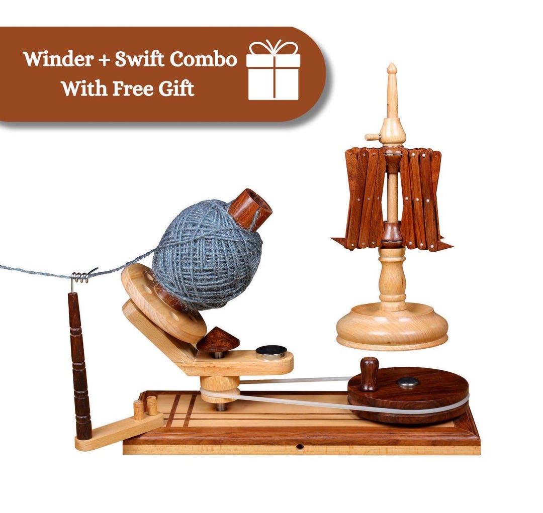 Handcrafted Rosewood Yarn Winder and Swift Combo - Etsy