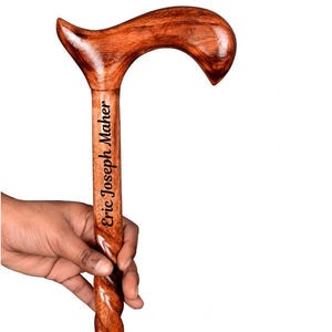 Personalized Walking Stick Canes for Men and Women, Handmade Wooden ...