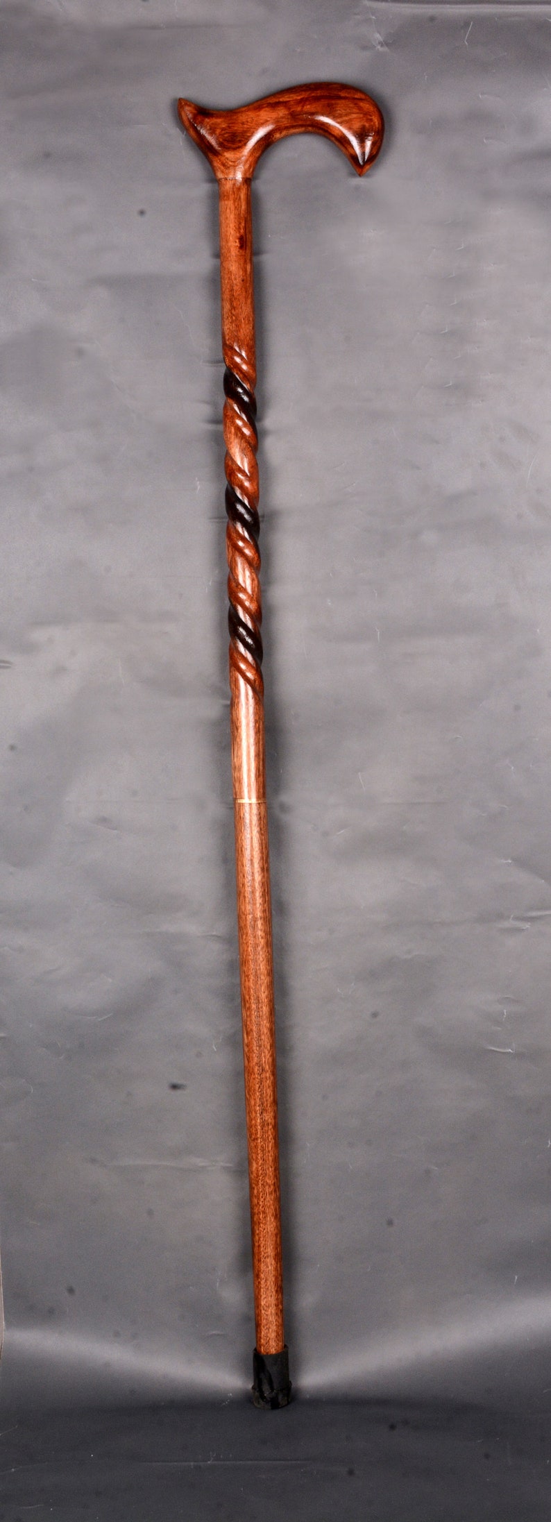 Antique Wooden Walking Stick, Secure Handmade Wood Hiking Cane Walking ...