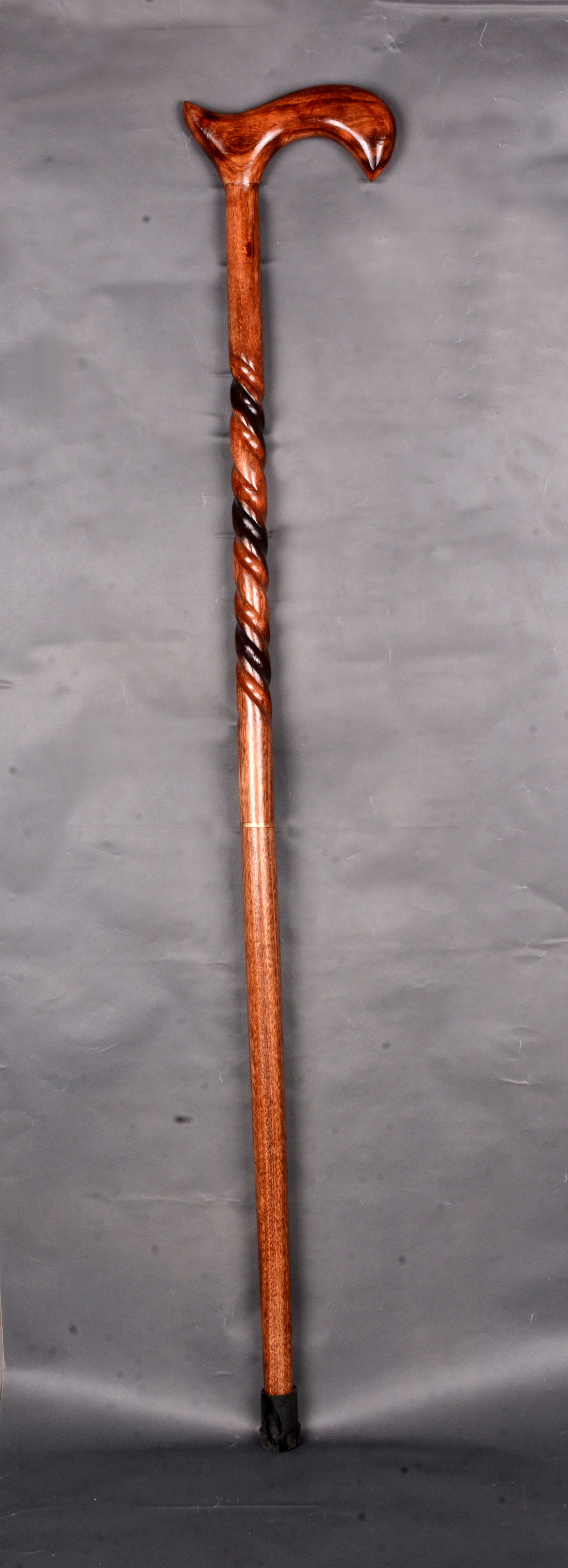 Antique Wooden Walking Stick, Secure Handmade Wood Hiking Cane Walking ...