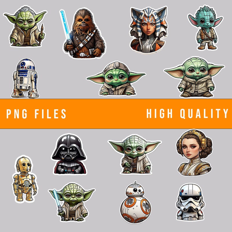Starwars Stickers - Etsy