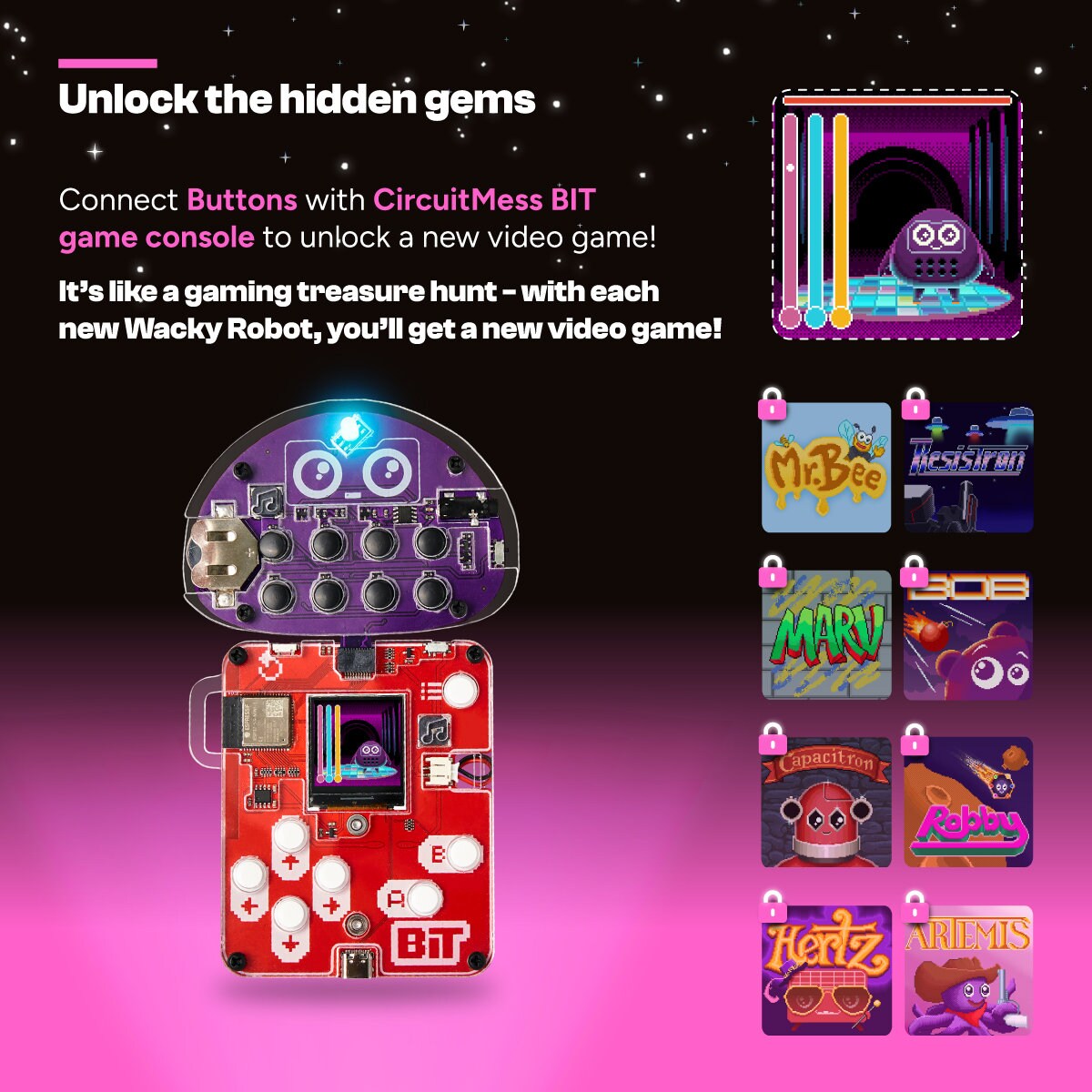 Circuitmess Wacky Robot - Buttons - Etsy