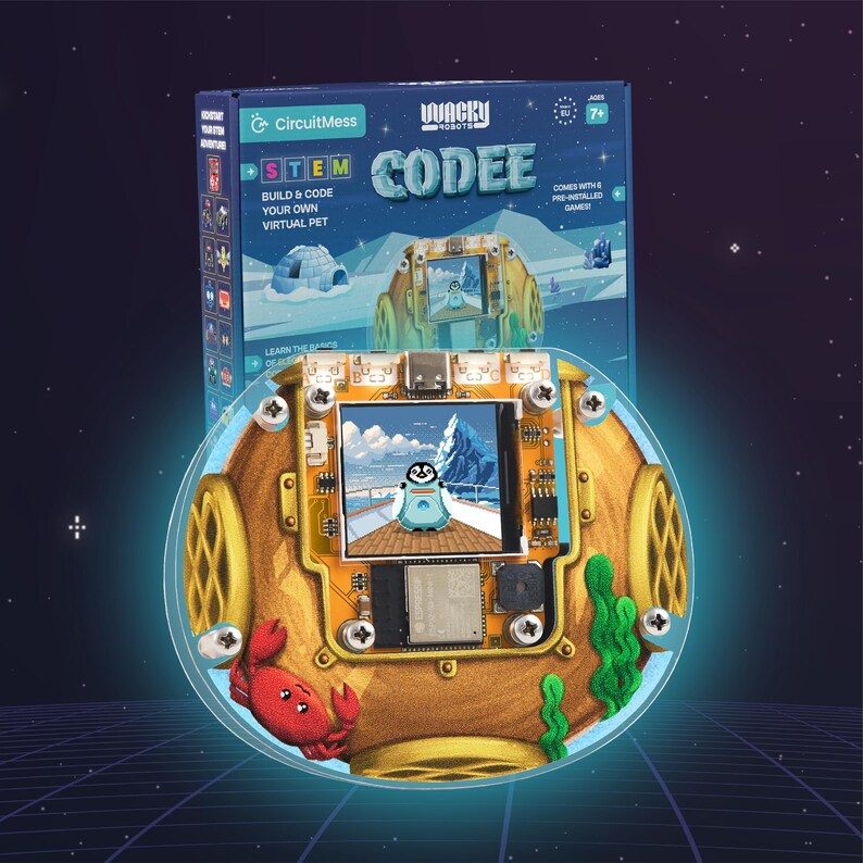 Circuitmess DIY Coding Bundle for Kids 11+ Build & Code Your Own Game ...