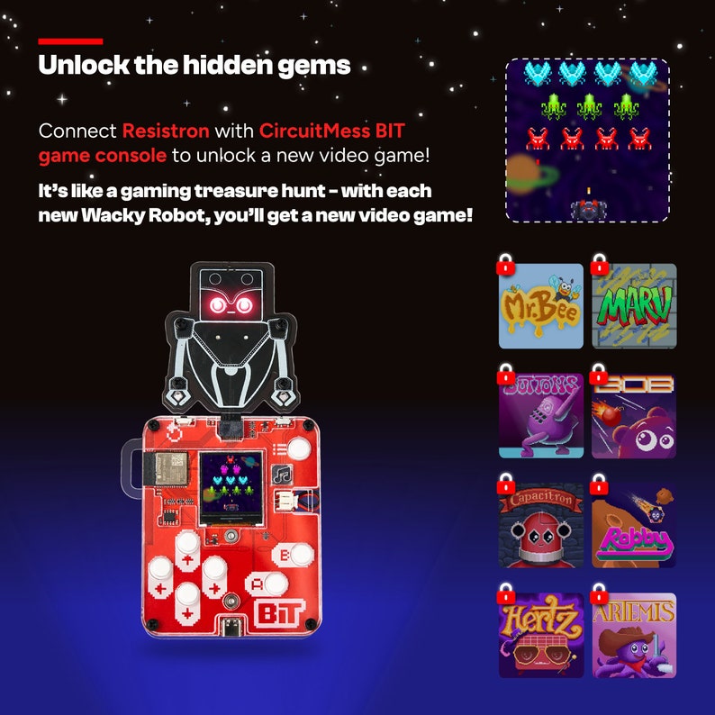 Circuitmess Wacky Robot - Resistron - Etsy