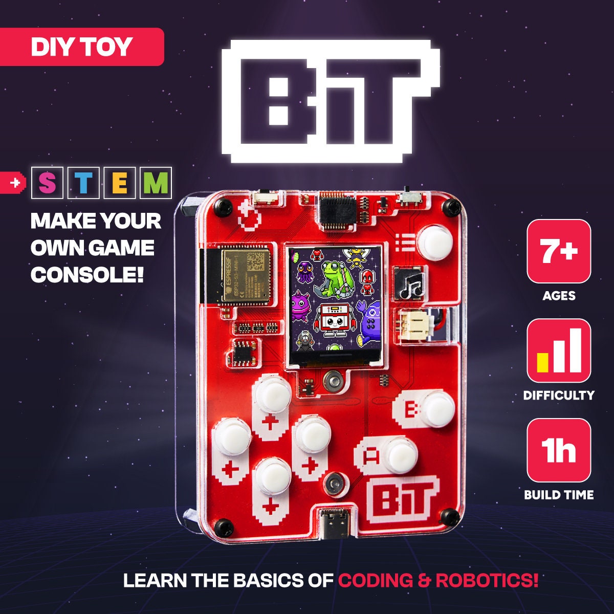 Circuitmess BIT - DIY Game Console - Etsy