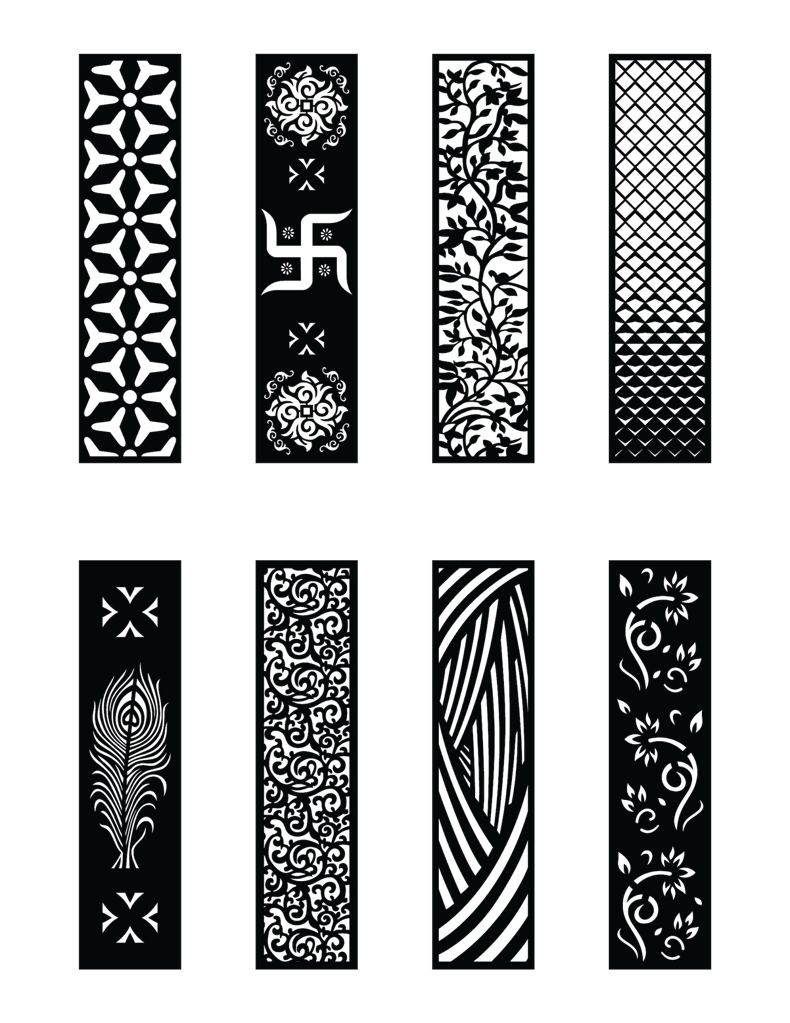 Jali Cutting Pattern Design for CNC Laser and Router Cutting. PDF File ...