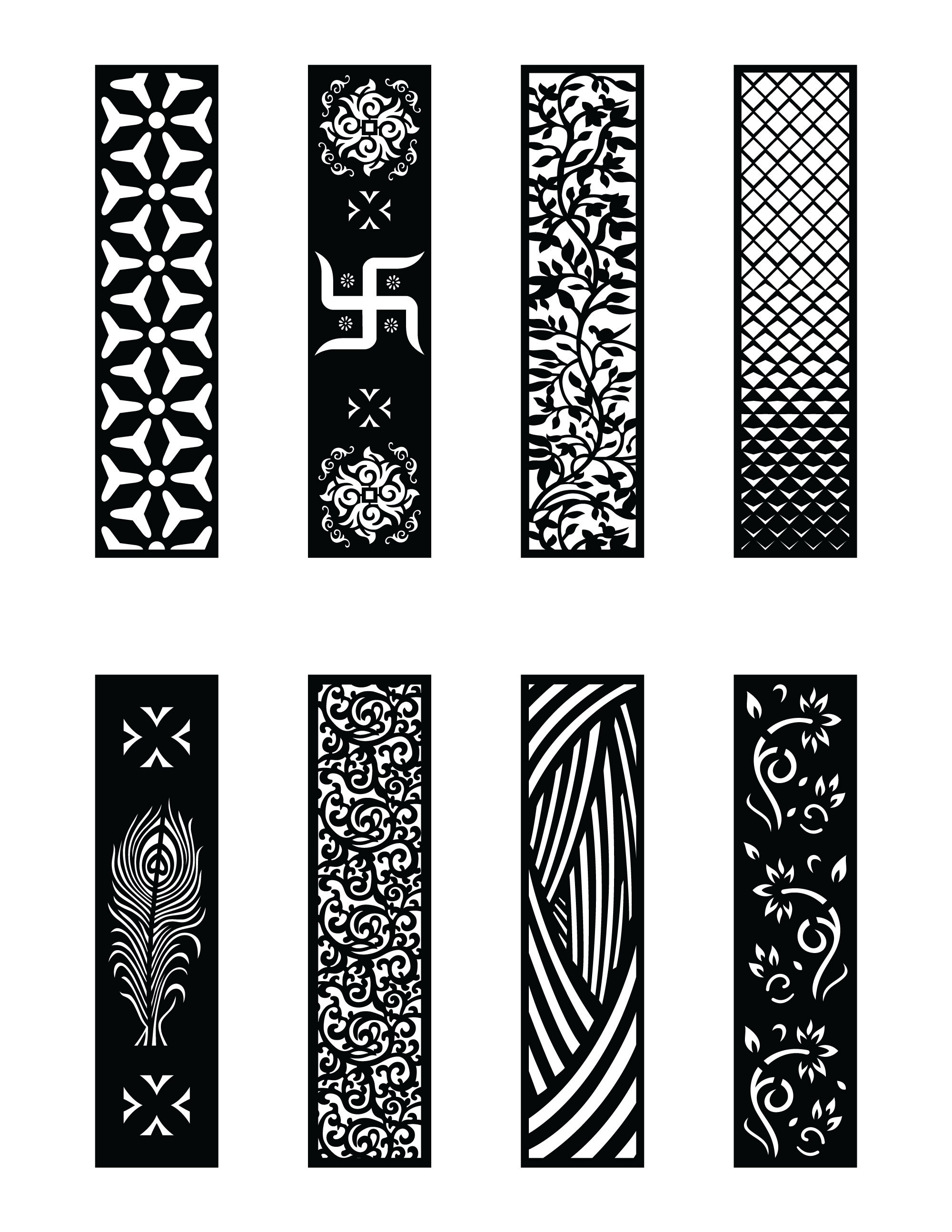 Jali Cutting Pattern Design for CNC Laser and Router Cutting. PDF File ...