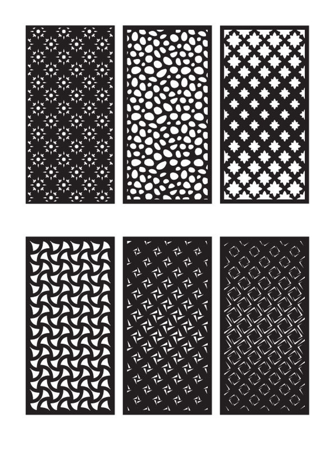 Jali Cutting Pattern Design for CNC Laser and Router Cutting. - Etsy