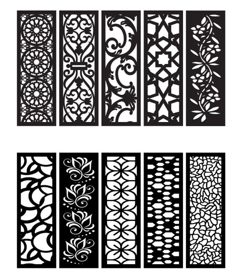 Buy 340 Jali Cutting Pattern Design for CNC Laser and Router Cutting ...