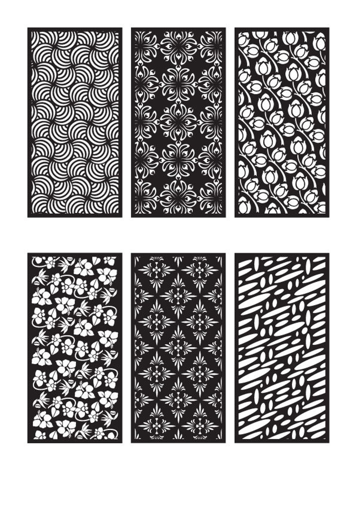 Jali Cutting Pattern Design for CNC Laser and Router Cutting. - Etsy