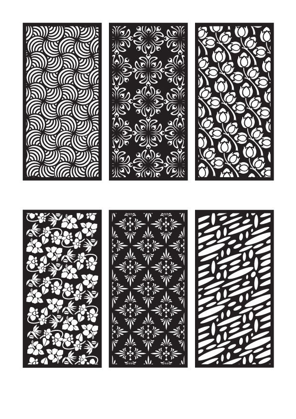 Jali Cutting Pattern Design for CNC Laser and Router Cutting. - Etsy