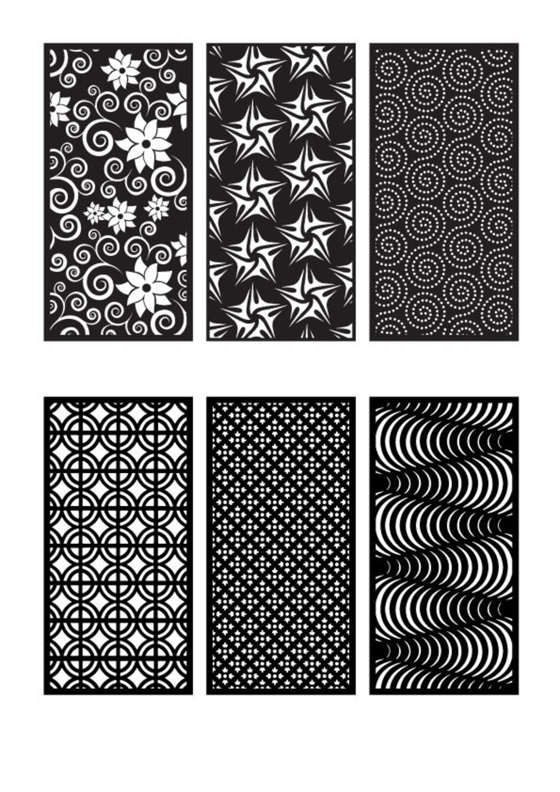 Jali Cutting Pattern Design for CNC Laser and Router Cutting. - Etsy