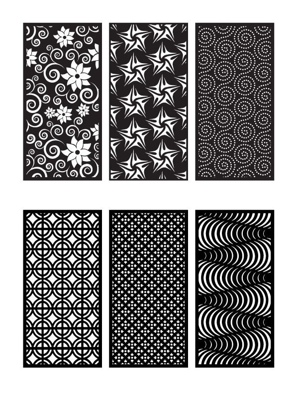 Jali Cutting Pattern Design for CNC Laser and Router Cutting. - Etsy