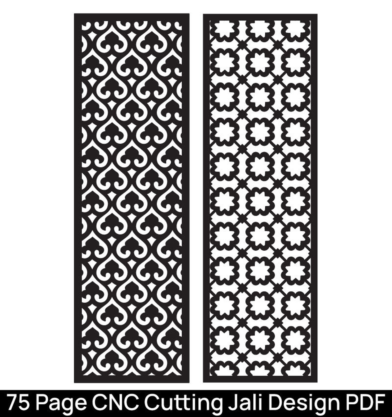 Jali Cutting Pattern Design for CNC Laser and Router Cutting. PDF File ...