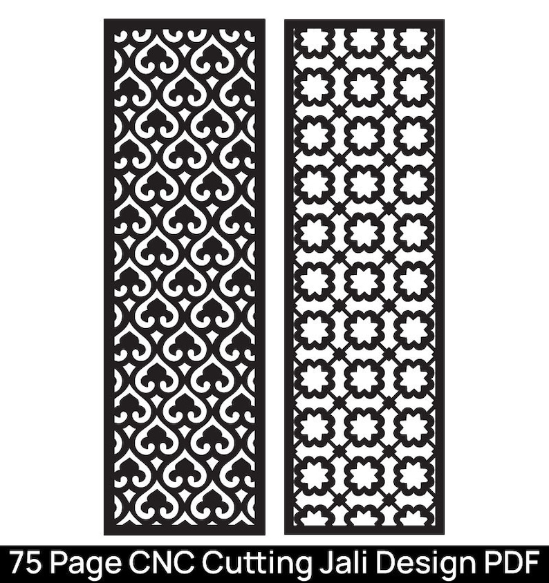 Jali Cutting Pattern Design for CNC Laser and Router Cutting. PDF File ...
