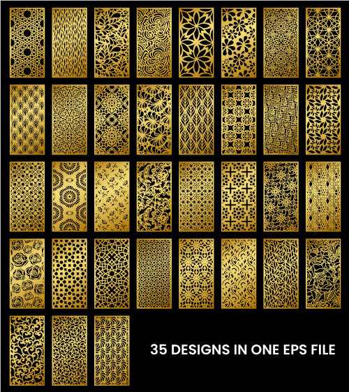 Jali Cutting Pattern Design for CNC Laser and Router Cutting. - Etsy