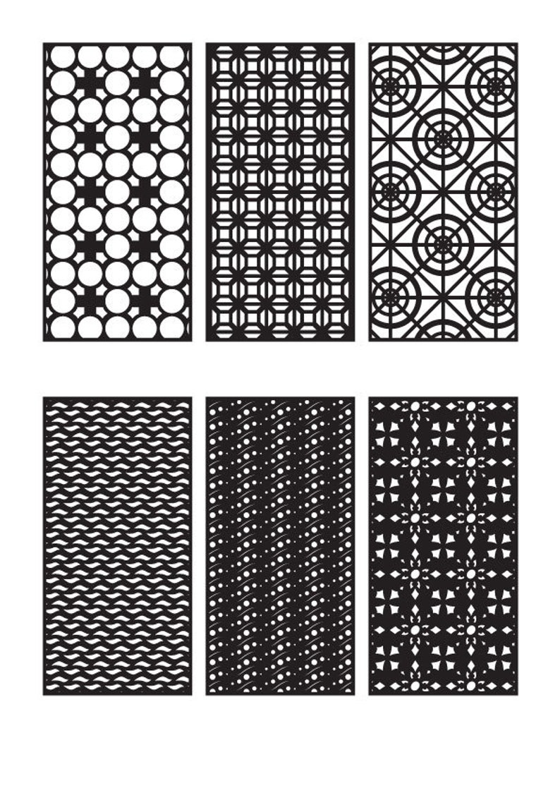 Jali Cutting Pattern Design for CNC Laser and Router Cutting. - Etsy