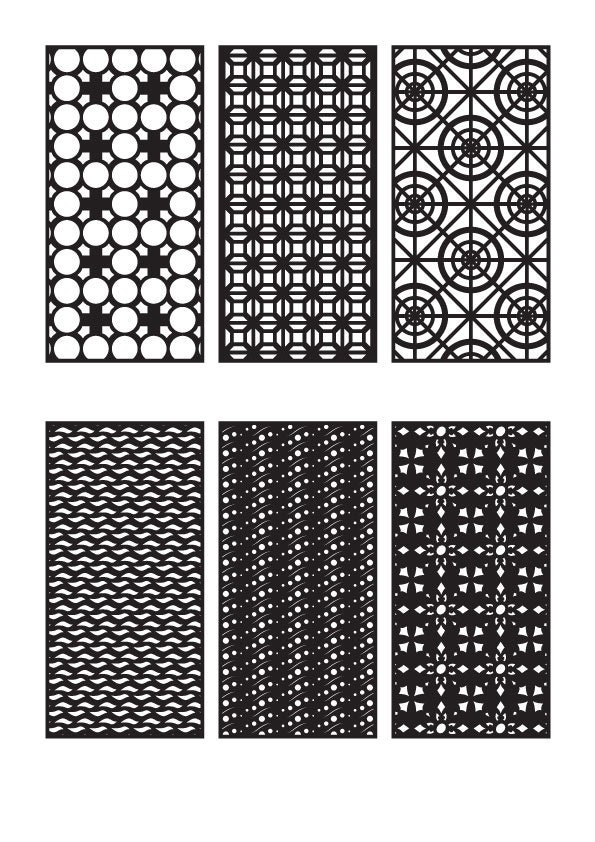 Jali Cutting Pattern Design for CNC Laser and Router Cutting. - Etsy