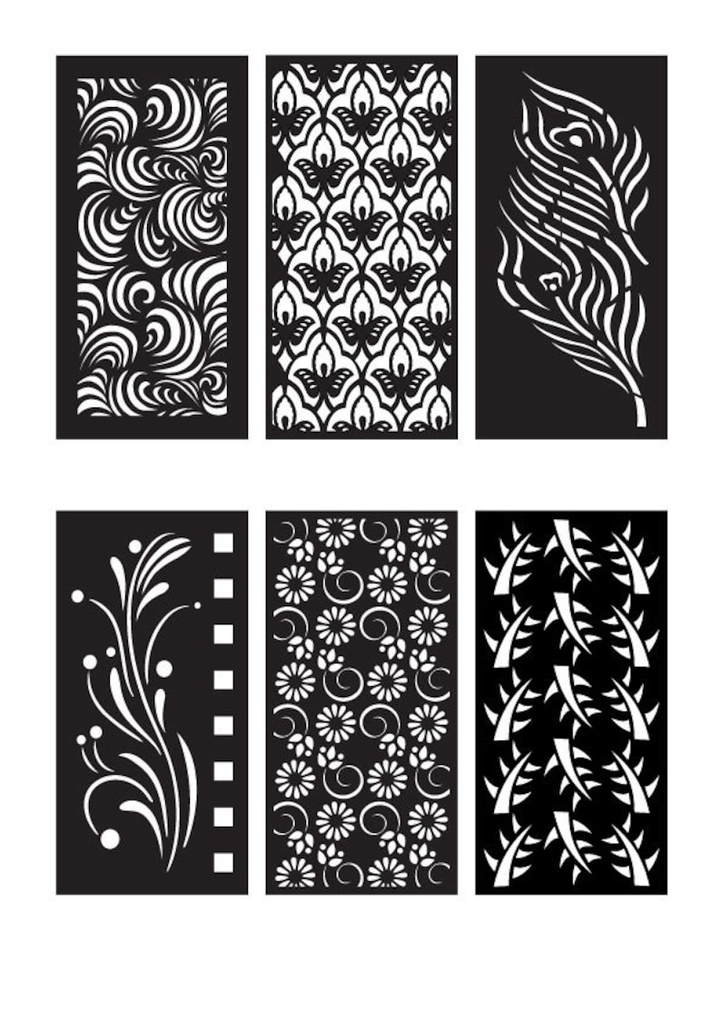 Jali Cutting Pattern Design for CNC Laser and Router Cutting. - Etsy