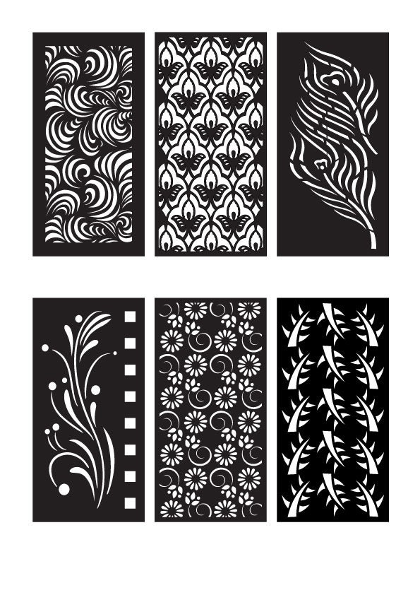 Jali Cutting Pattern Design for CNC Laser and Router Cutting. - Etsy