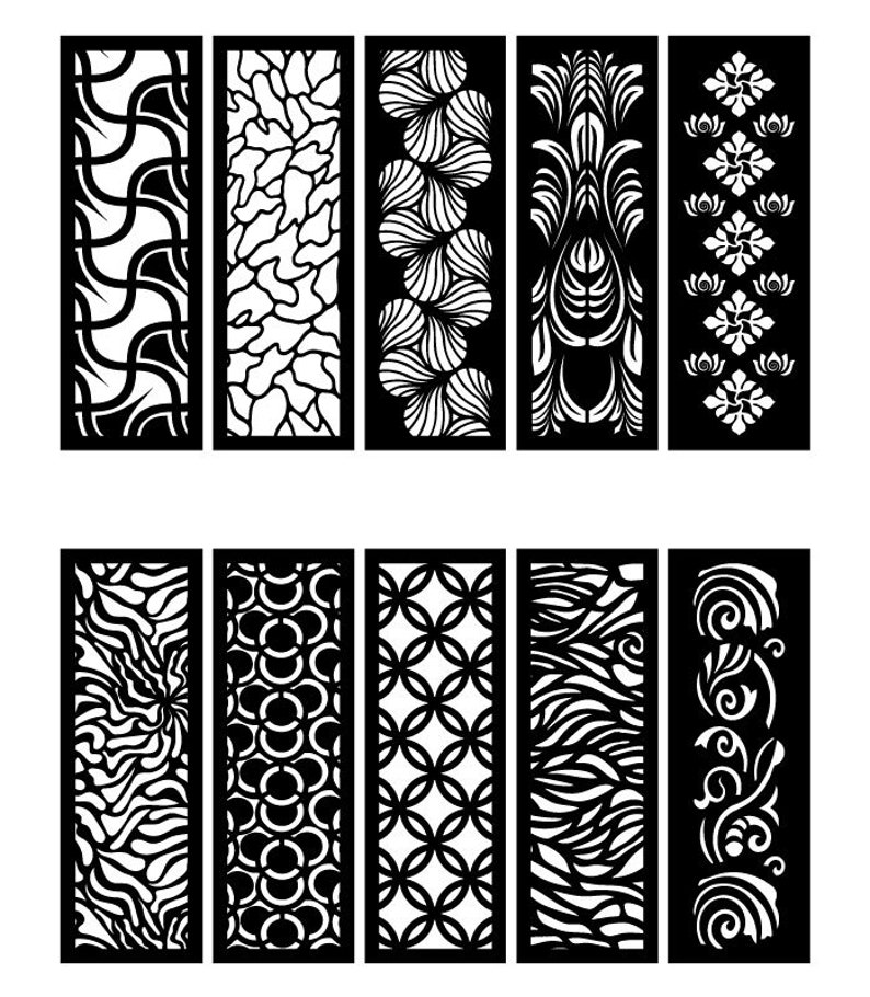 Buy 340 Jali Cutting Patterns: CNC Laser & Router Designs (PDF Download ...