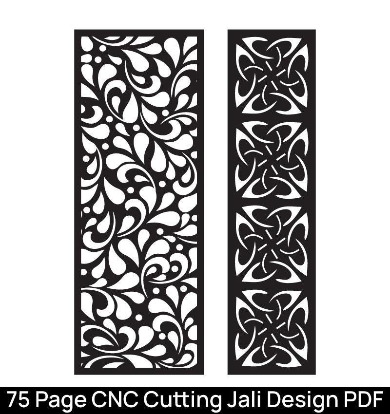 Jali Cutting Pattern Design for CNC Laser and Router Cutting. PDF File ...