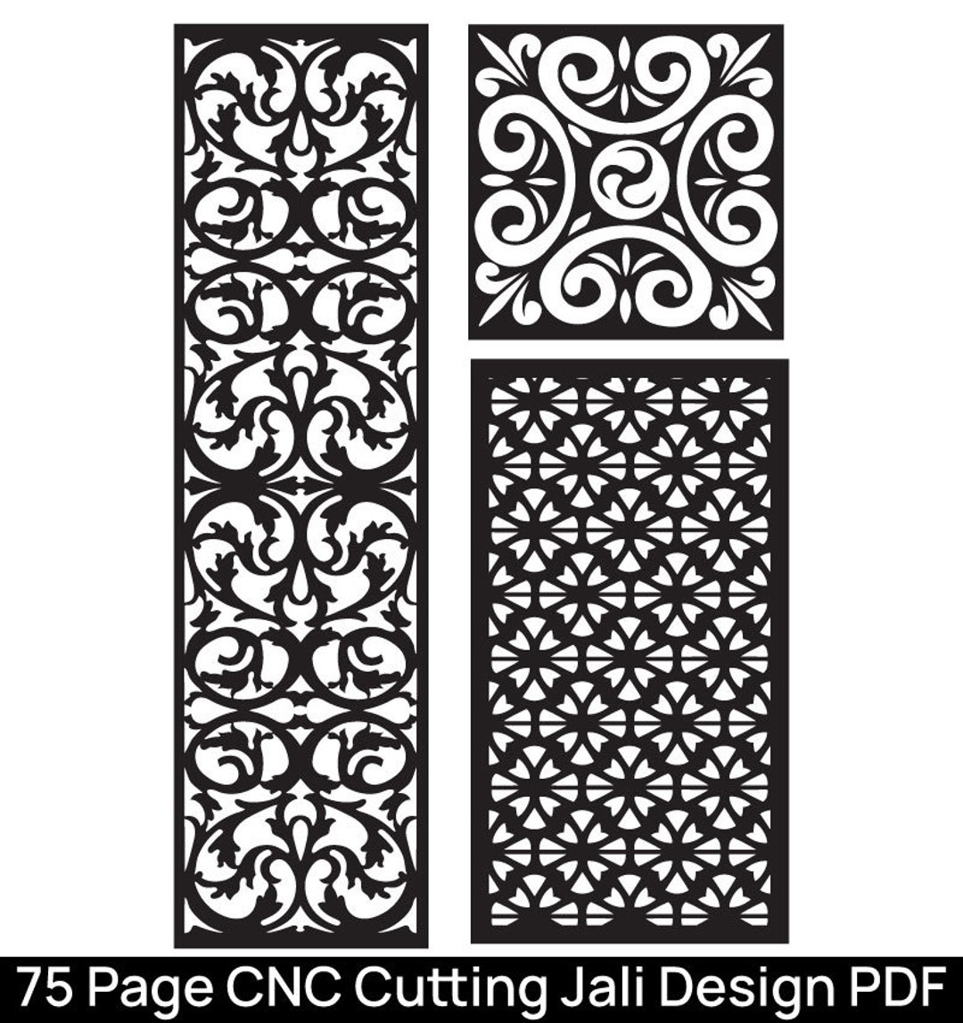 Jali Cutting Pattern Design for CNC Laser and Router Cutting. PDF File ...