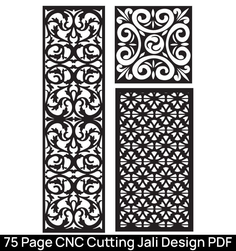 Jali Cutting Pattern Design for CNC Laser and Router Cutting. PDF File ...