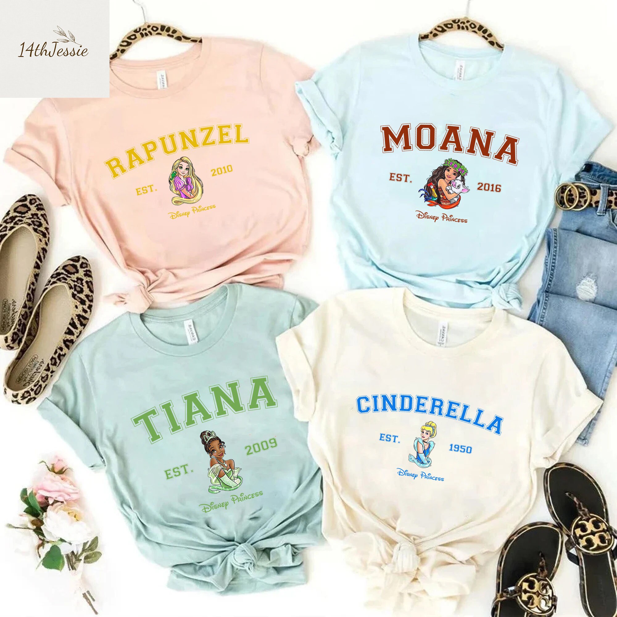 Disney Princess Shirt Disney Matching Shirt Princess Shirt - Etsy